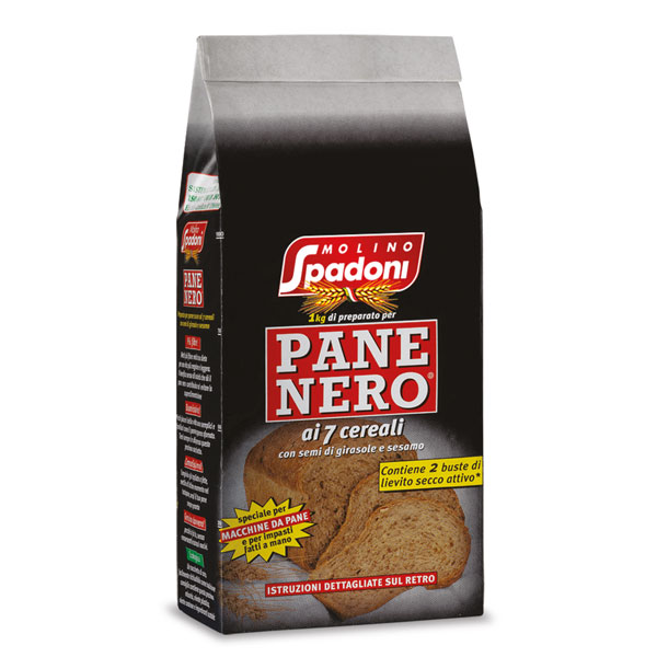 Preparato per Pane Nero ai 7 cerealicon semi di girasolee sesamo | Casa ... Preparato per Pane Nero ai 7 cerealicon semi di girasolee sesamo | Casa ...