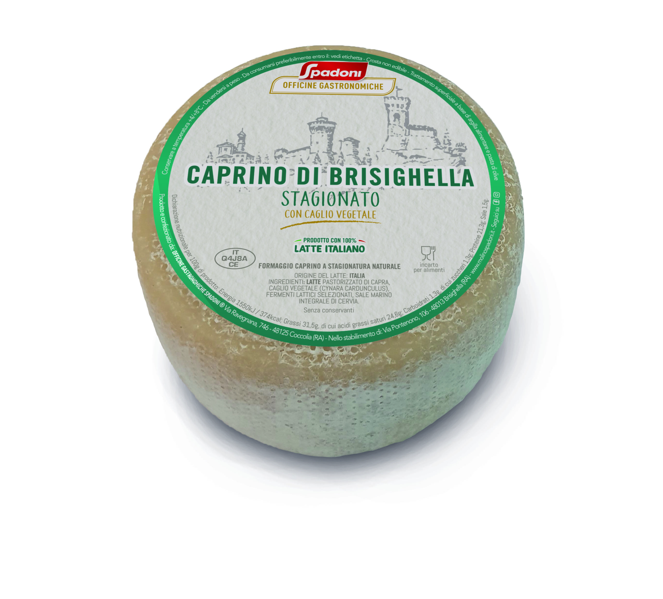 Caprino di Brisighella Stagionato a latte crudo | Casa Spadoni