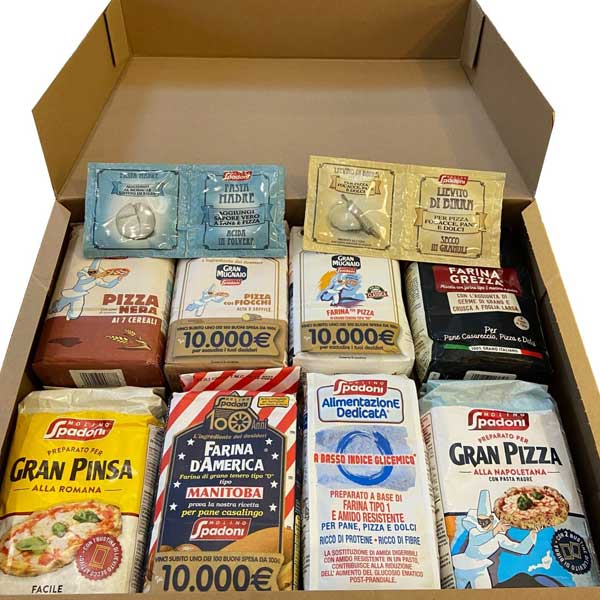 Confezione Regalo Box "Pizza & Pinsa" Molino Spadoni | Casa Spadoni
